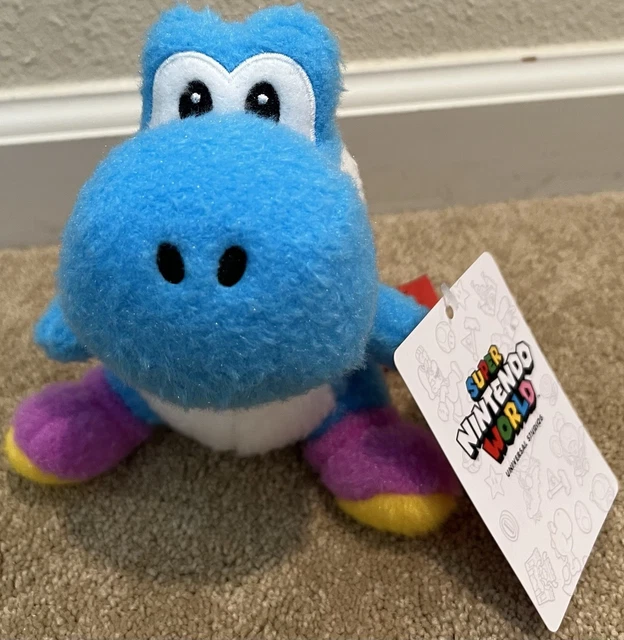 SUPER NINTENDO WORLD Blue Yoshi Plush Universal Studios Hollywood NWT £ ...