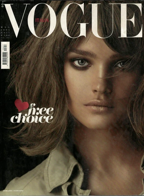 VOGUE ITALIE MAI 2005 May Magazine Natalia Vodianova Donaldson Lily ...