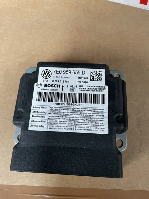 VW TRANSPORTER T6 Air bag ECU Sensor Module 7E0959655D 2016 £50.00 ...