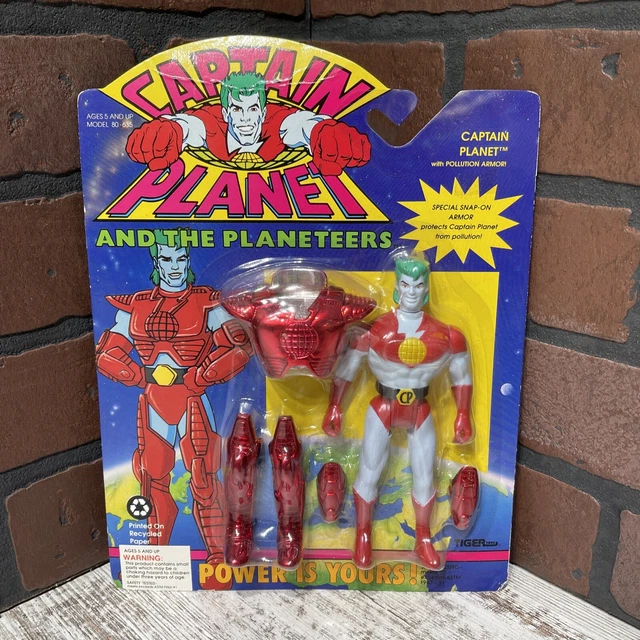 CAPTAIN PLANET AND The Planeteers CAPTAIN PLANET Figure W/ POLLUTION ...