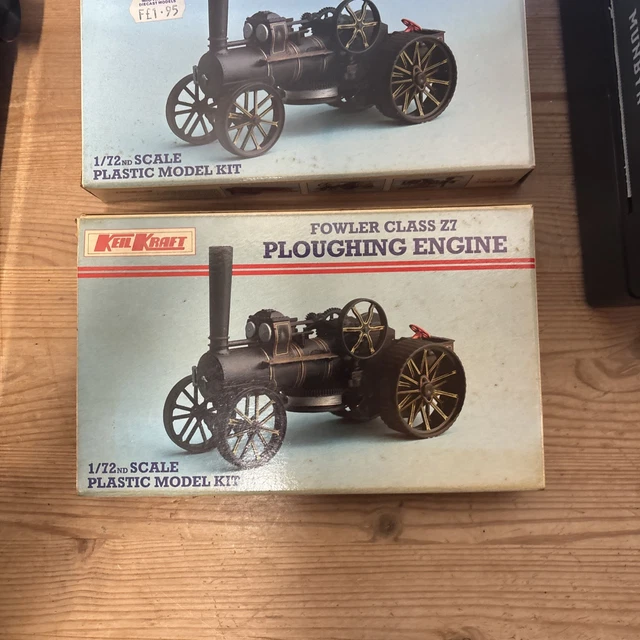KIEL KRAFT FOWLER Class Z7 Ploughing Engine 1/72nd Scale Model Kit K304 ...