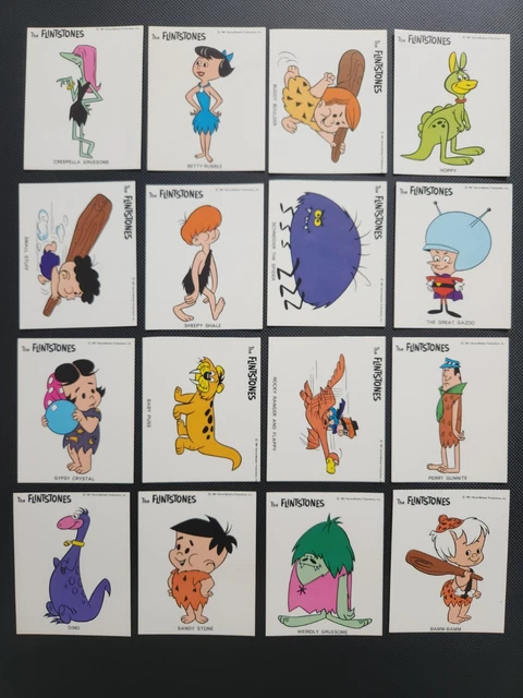 NABISCO 1967 FLINTSTONES Archival Card Set. Not Stickers.. Impossibly ...