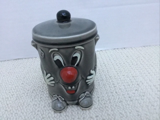 VINTAGE DUSTY BIN Ceramic Money Box Circa 1980’s Height 10 cm £5.00 ...