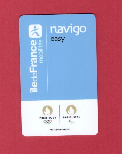 RATP/SNCF CARTE NAVIGO EASY - JO 2024 PARIS - Jeux Olympiques - Ticket ...