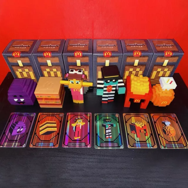 MCDONALD’S A MINECRAFT Movie 2025 Complete Unopened Set Of 6 £10.00 ...