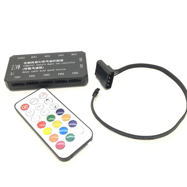 LED RGB DIMMER Controller + RF Wireless Remote Control For DC 12V PC ...