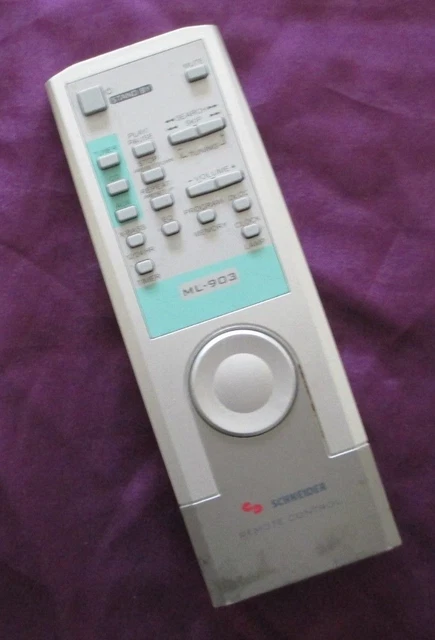 ORIGINAL SCHNEIDER ML-903 STEREO Remote Control Fully Operating £8.99 ...