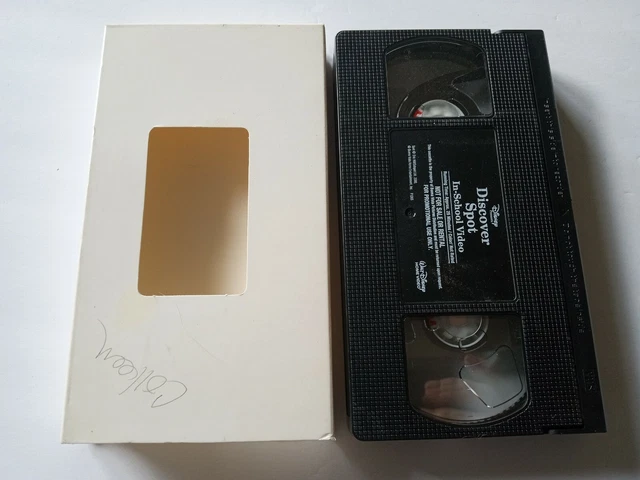 DISNEY'S DISCOVER SPOT In-School Video VHS EUR 8,58 - PicClick FR