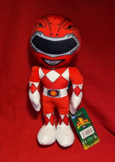 RED RANGER - Power Rangers Mighty Morphin Plush Soft Toy Aprox 10" tall ...