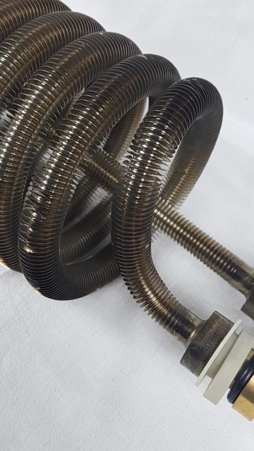 UNBRANDED DOUBLE-HELIX HEAT Exchanger - tinned copper - 32x13x13cm ...