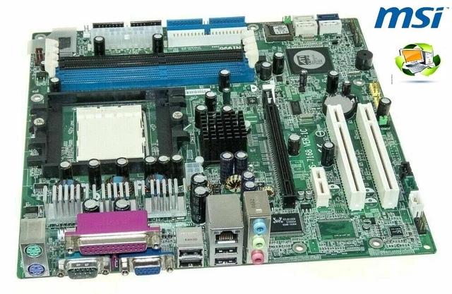 CARTE MÈRE MICRO ATX MSI MS-7168 VER:1.C SOCKET 939 EUR 29,00 - PicClick FR