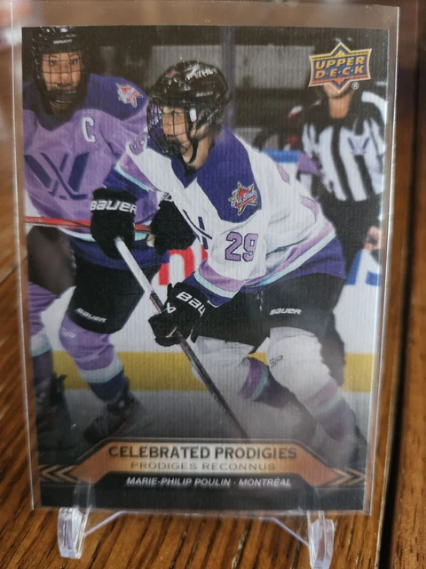 2024-25 UD TIM Hortons Celebrated Prodigies Marie Philip Poulin ...