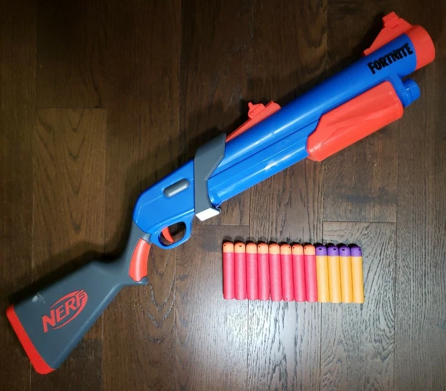 Nerf Fortnite Ts 1 Tactical Shotgun Blaster Bossmerg 12 Pump Tested Works £1624 Picclick Uk
