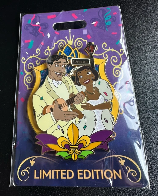 DISNEY WDI MOG Pin Mardi Gras Princess And The Frog Tiana And Naveen £ ...