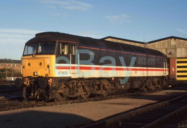 35MM RAILWAY SLIDE of Class 47 47839 @ Crewe DD Copyright to Buyer £4. ...
