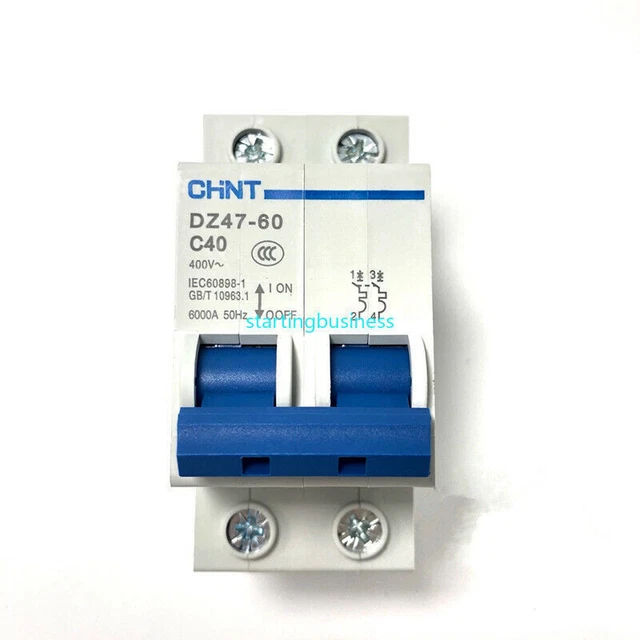 DZ47-60 2P C40 transparent air switch 40A For CHNT transparent circuit breaker $40.65 - PicClick AU