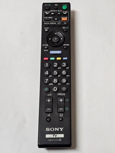 GENUINE ORIGINAL SONY RM-ED020 TV BRAVIA Sync REMOTE CONTROL £8.95 ...