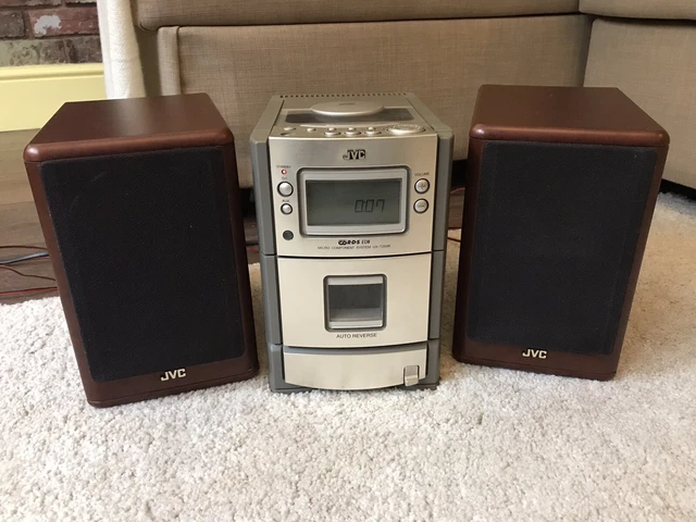 VINTAGE JVC MICRO Component System UX-T200R nastro lettore CD e radio ...