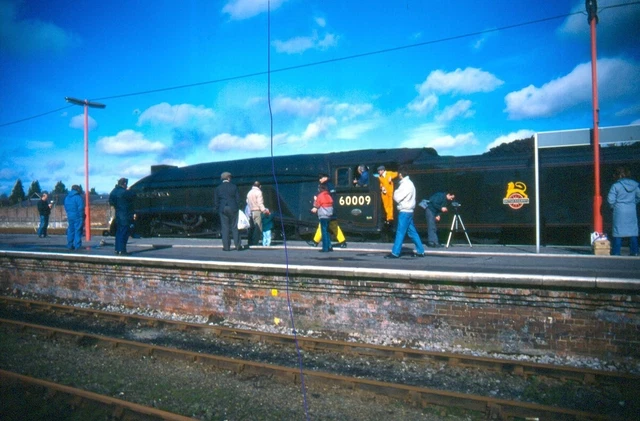 ORIGINAL STEAM RAILWAY Train Colour Slide Of An Lner A4 At Salisbury ...