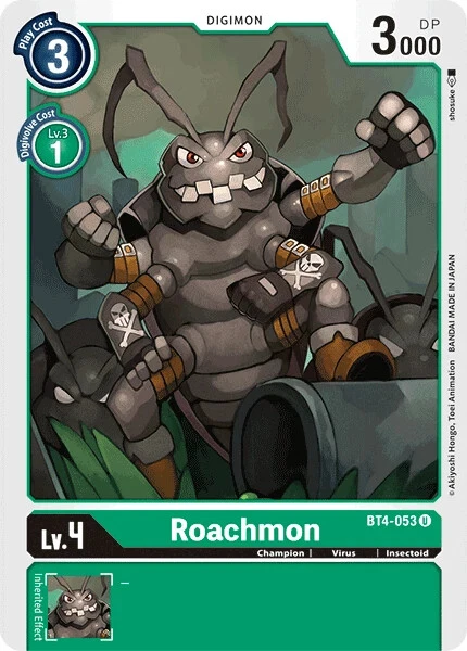 ROACHMON BT4-053 U - Great Legend - Digimon £0.90 - PicClick UK