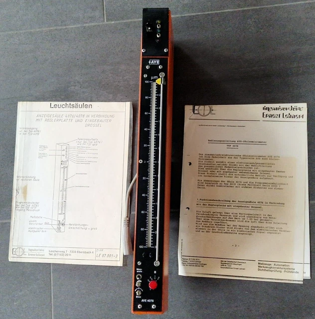 ARNDT&VOSS SÄULEN-MICROMETER AYE Type 4076 Buchholz 2110 m ...