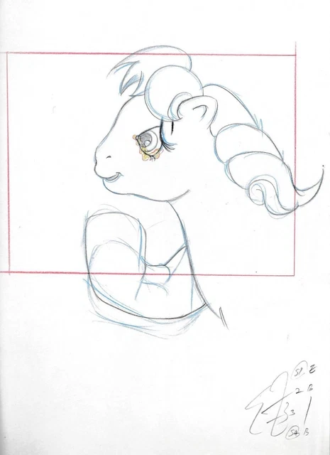 MY LITTLE PONY TAILS Cartoon Animation Production Pencil Drawing MLPT ...
