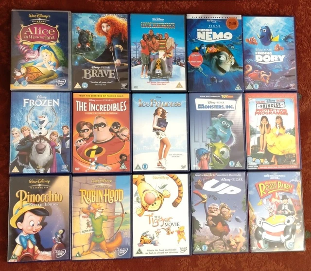 Disney Pixar Classics 15 Dvd Collection Job Lot Bundle Pinocchiofrozenupnemo £1999