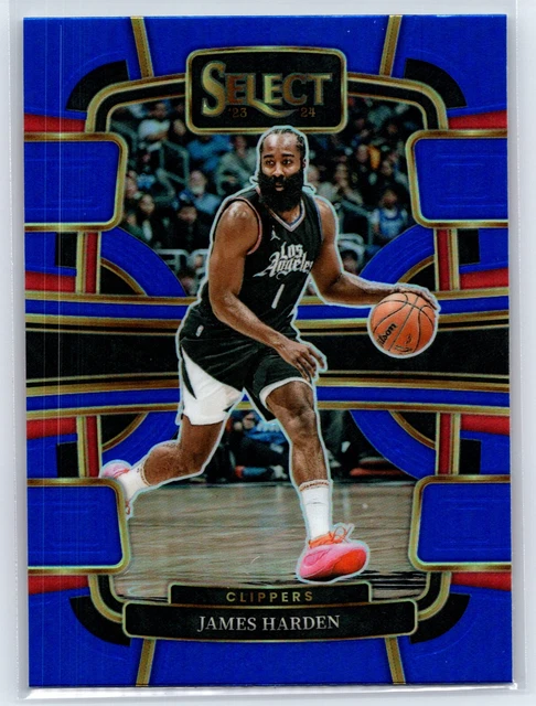 2023-24 PANINI SELECT Retail James Harden Blue Prizm Concourse #64 ...