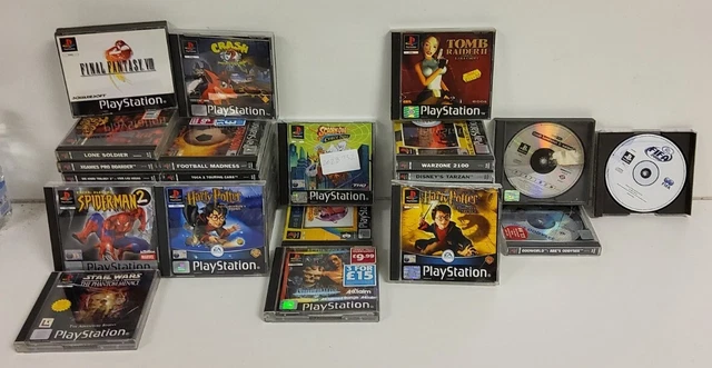41 X PS1 Games JobLot - Final Fantasy Spiderman Crash Bandicoot Tomb ...