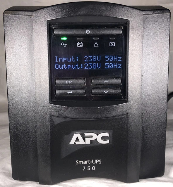 APC SMART-UPS 750VA/500W Line Interactive UPS, Tower, 230V/10A Input ...