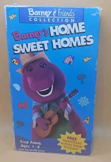 BARNEY & FRIENDS Home Sweet Homes VHS 1993 Video Tape PBS Kids ...
