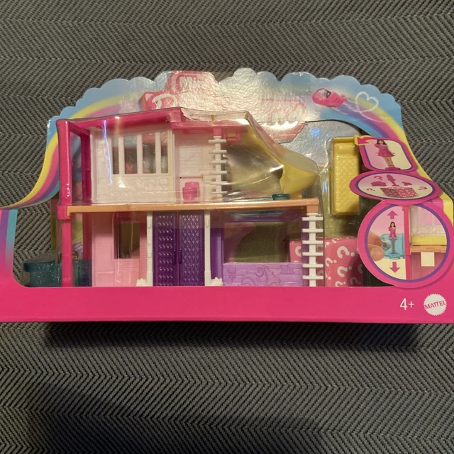 CHARMING MINI DREAMHOUSE with Barbie Doll, Working Elevator ...