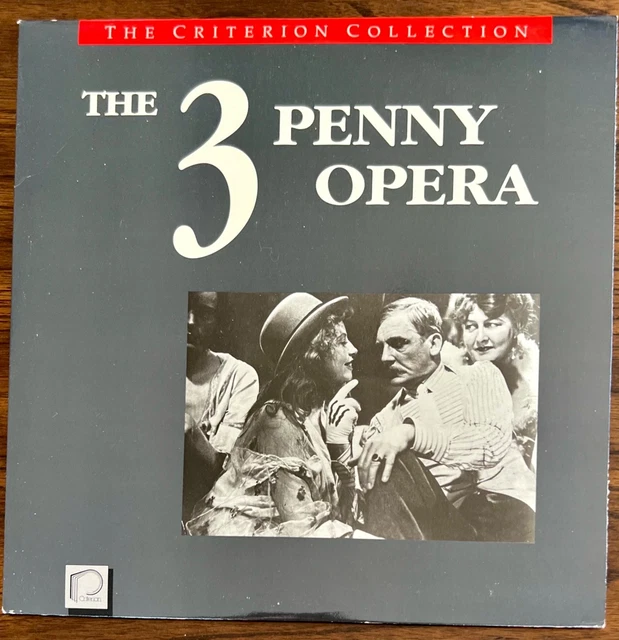 THE 3 PENNY Opera, Criterion Collection, Laserdisc, Classic Film, 1931 ...