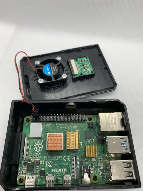 RASPBERRY PI 4 Model B + Labists Case And Fan Installed,Unit Only,NO ...