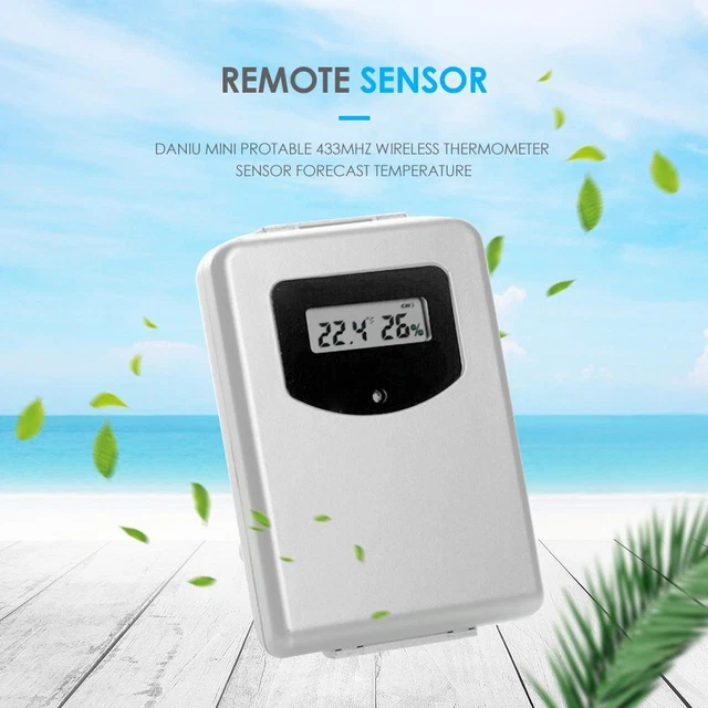 DIGITAL WIRELESS THERMOMETER Sensor Remote Forecast Temperature ...