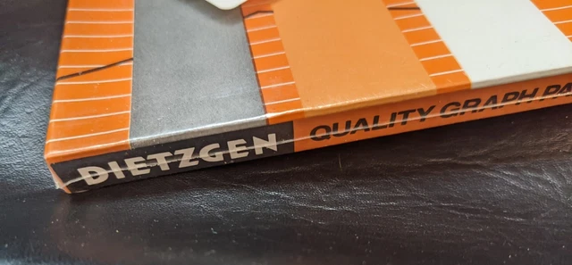 VINTAGE DIETZGEN QUALITY Graph Papers 8 1/2 X 11 In 340R L22 100 Sheets ...