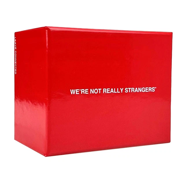 WE'RE NOT REALLY Strangers Card Game - an Interactive Adult Card Game ...