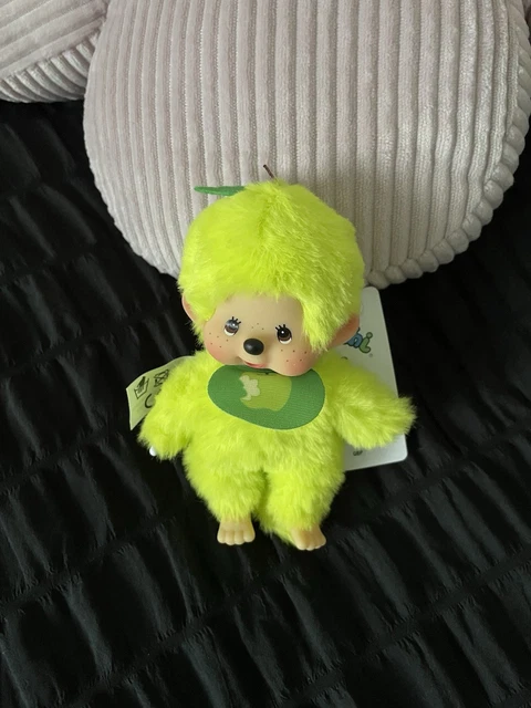 MONCHHICHI SEKIGUCHI MONKEY Japan Lime Green Apple Fruit Colors Beanie Plush New £29.84 ...