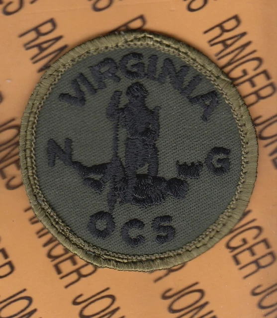US ARMY VIRGINIA ARNG OCS School OD green BDU 2.5" patch m/e C $4.00 ...