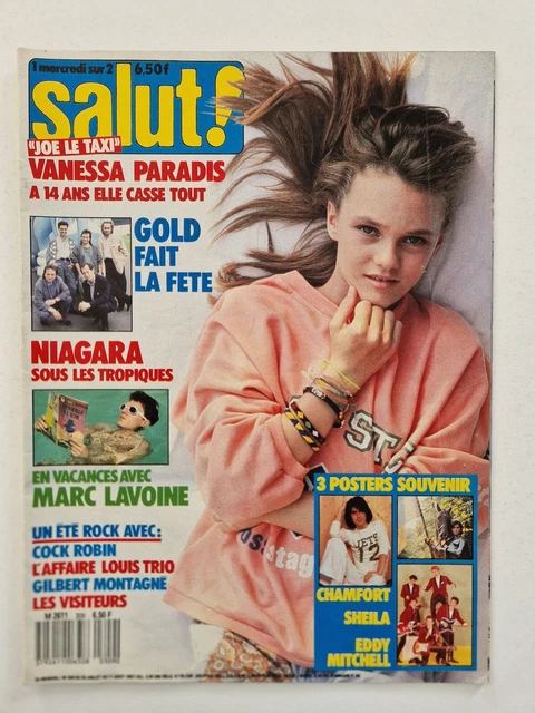 MAGAZINE REVUE MUSIQUE SALUT #309 29 juillet 1987 Vanessa Paradis EUR 10,00 - PicClick FR