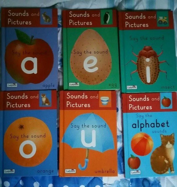 LADYBIRD SOUNDS AND pictures vowels and alphabet book bundle EUR 23,06 ...