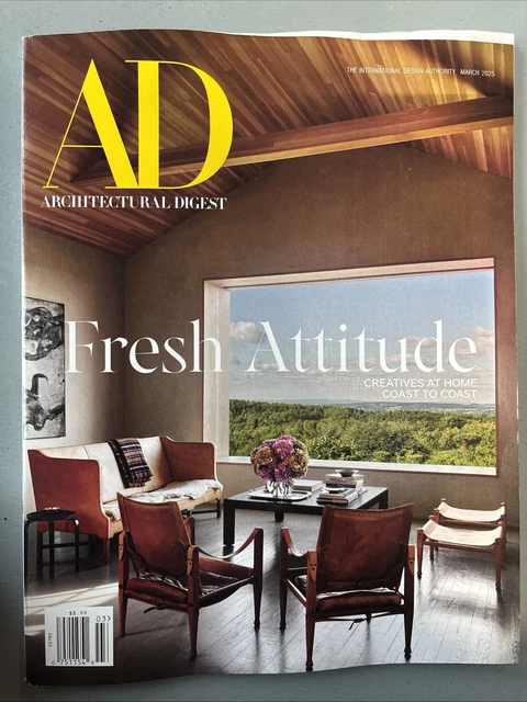 ARCHITECTURAL DIGEST-AD MAGAZINE-MARCH 2025-FRESH ATTITUDE-Brand New £1 ...