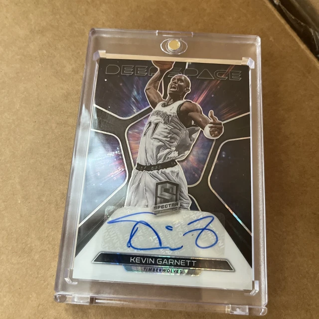 2022-23 SPECTRA KEVIN Garnett Deep Space Deepspace Auto MOJO SSP propre ...