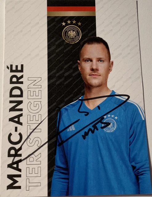 DIE NATIONALMANNSCHAFT DFB Autogrammkarte Marc-André Ter Stegen ...