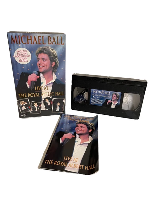 MICHAEL BALL - Live At The Royal Albert Hall Retro VHS Video - 1999 ...