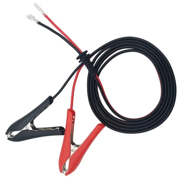12V 1.8M 18AWG Crimp Lock Terminal Extension Car Battery Alligator ...