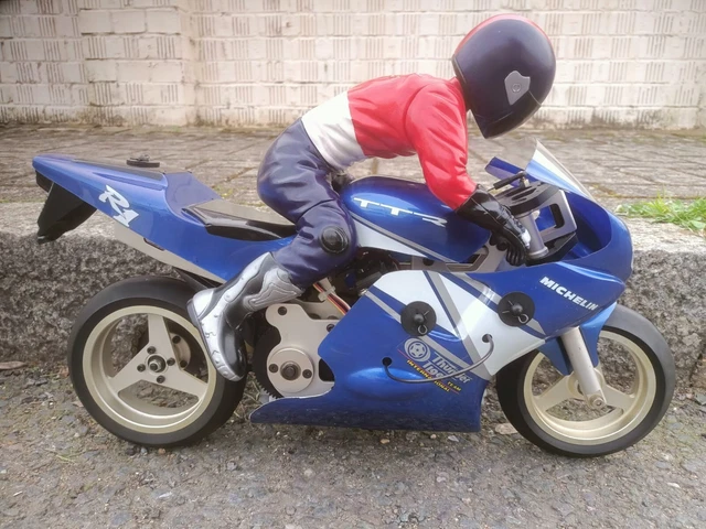 1:5 THUNDER TIGER FM-1e Yamaha YZF-R1 RC Remote Control Motorcycle ...