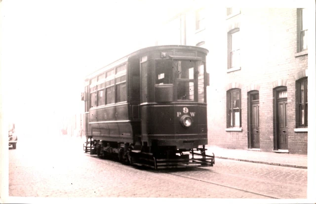 ORIGINAL REAL PHOTOGRAPH Tram Birmingham PW9 tramcar circa 1940 vintage ...