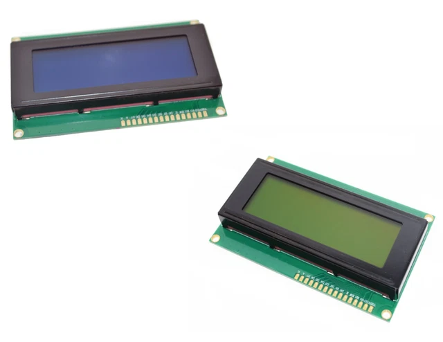 LCD 2004A 20X4 Zeichen Display Blau Grün HD44780 LCD2004 Arduino ...