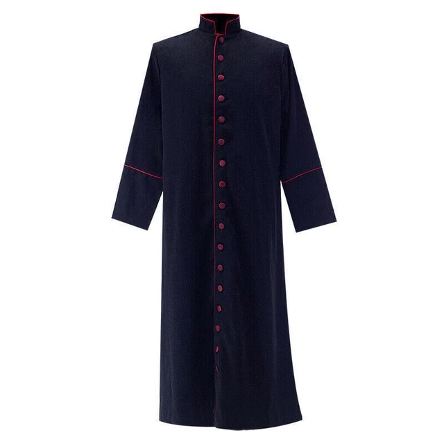Exorcist Costume Unisex Custom Anglican Cassock Clergy Priest Pulpit ...